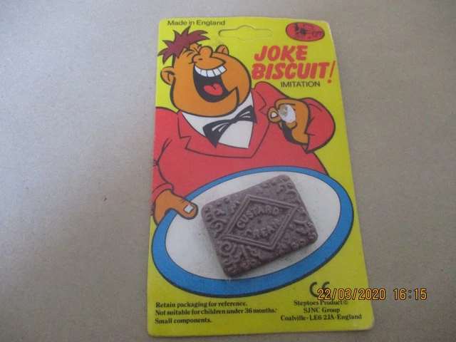 JOKES PRANK CHOCOLATE Custard Cream Biscuit £4.38 - PicClick UK