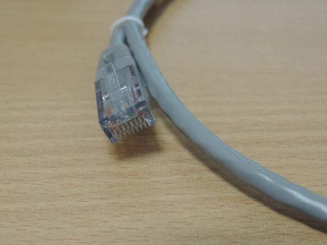 20 X ADC KRONE TrueNet Ethernet Blei CAT5eT Patchkabel grau 1,0 M SK024 ...