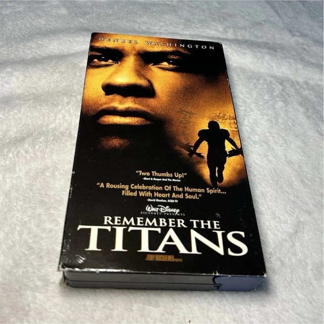 WALT DISNEY REMEMBER the Titans VHS Tape NTSC Drama Sports Life Story ...