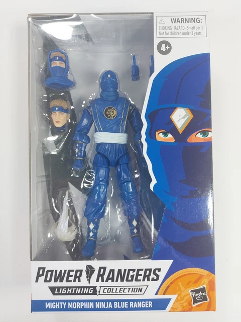 BLUE NINJA RANGER Mighty Morphin Rangers Lightning Series Hasbro Saban ...