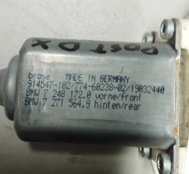 MOTEUR LÈVE-GLACE ARRIÈRE droit pour BMW SERIE 5 (F10) 530dA Ber ...