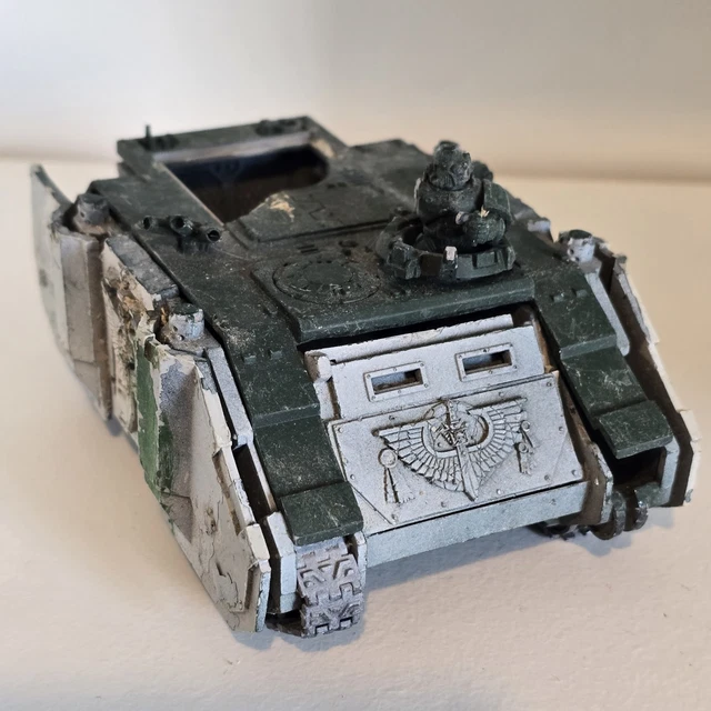 WARHAMMER 40K RHINO Space Marines Tank dark angels forgeworld upgrades ...