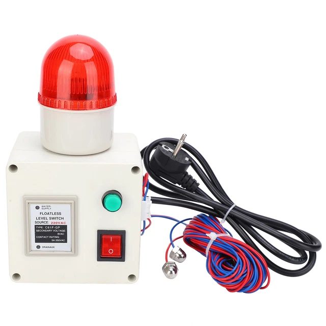 `LOW LIQUID LEVEL Sensor Water Shortage Alarm Controller 90dB With ...