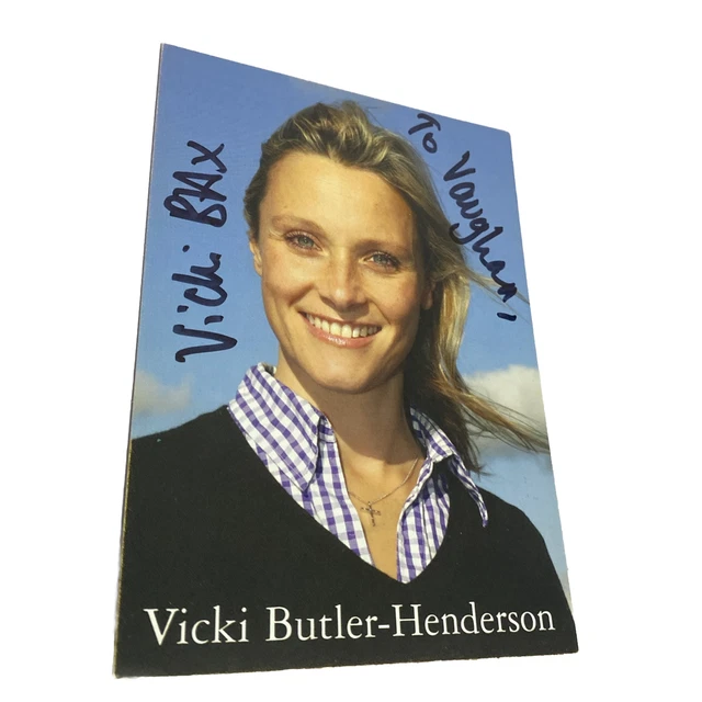 BUTLER-HENDERSON, VICKI 8x6 Photo Hand Signed Top Gear 5th Gear Racing ...