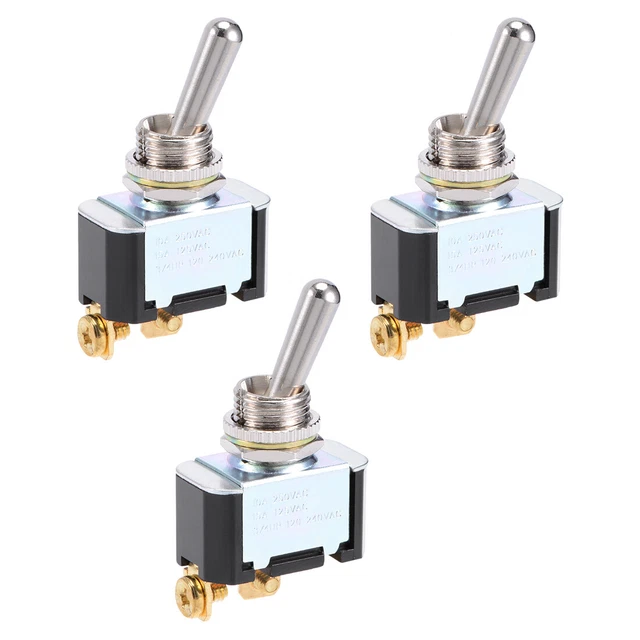 SPST ROCKER TOGGLE Switch Heavy-Duty 10A 250V 15A 125V 2P ON/OFF Switch 3pcs $20.56 - PicClick AU