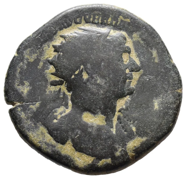 MONETA ROMANA TRAJAN Dc RIC.509 Var 105-115 Ap. Jc Rovescio Pax Rame ...