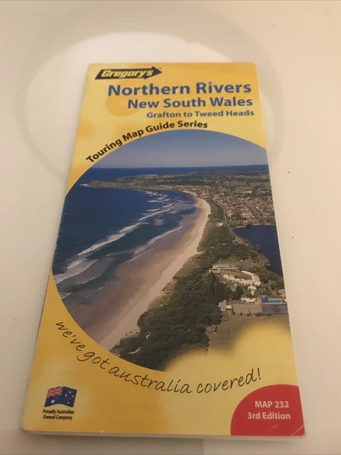 GREGORYS MAP OF Northern Rivers New South Wales - Map 232 3rd Edition £ ...