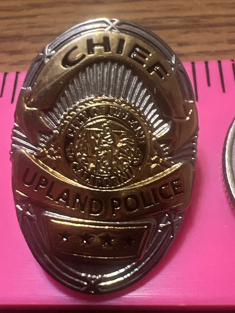 SUPPORT TUNNEL TO Towers. Chief Of Police Pin Upland California 1 ...