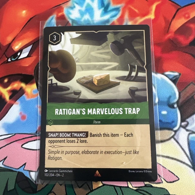 RATIGAN'S MARVELOUS TRAP 102/204 Disney Lorcana - Rise of the Floodborn ...