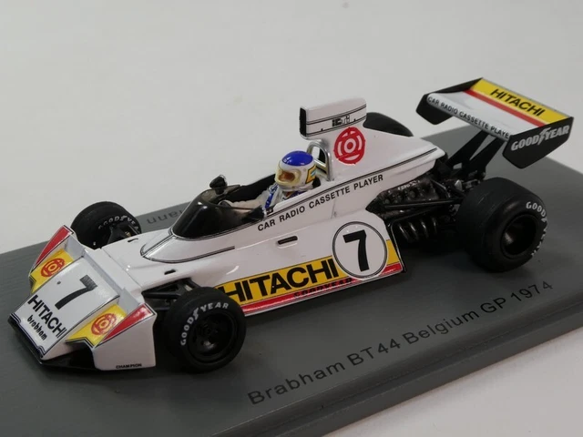 SPARK BRABHAM BT44 #7 Carlos Reutemann Belgium Gp 1974 1/43 S7428 EUR ...