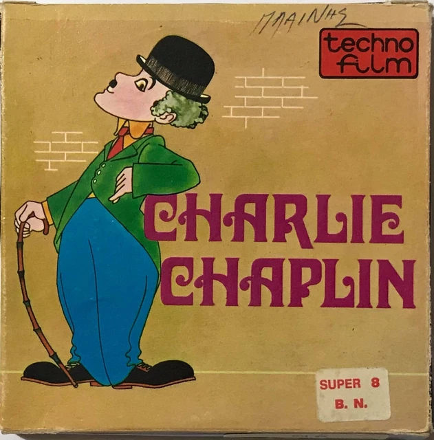 FILM TECHNO VINTAGE Super 8 Charlie Chaplin Charlot Film Maison D ...