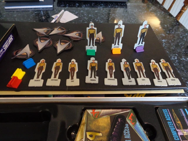 VINTAGE STAR TREK Next Generation Interactive VHS Video Board Game 1994 ...