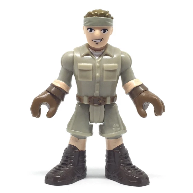 FISHER PRICE IMAGINEXT Jurassic World Park Ranger Action Figure Toy ...