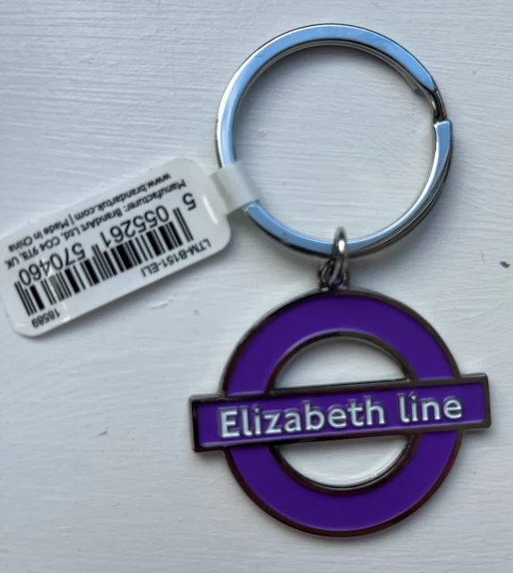 LONDON UNDERGROUND - Tube - Collectable Elizabeth Line Keyring- New ...