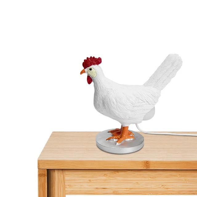 CHICKEN EGG LAMPS Funny Chicken Lamp 3D Chicken Table Lamp Hen Laying ...