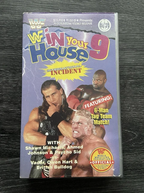 WWE WWF IN Your House 9 International Incident Vhs Wrestling Video Tape ...