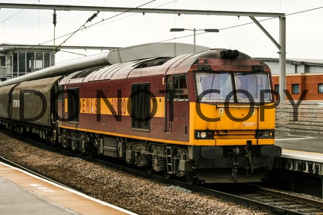 UK DIESEL TRAIN Railway Photograph Of Class 60 60020 Loco. Rm60-104 £1. ...
