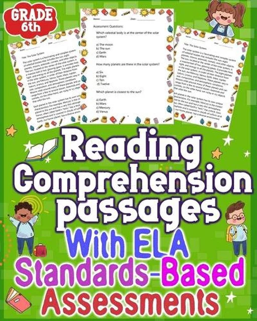 READING PASSAGES COMPREHENSION With ELA Assessments GRADE 6th: Elevate ...