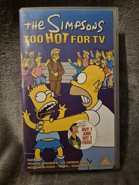 THE SIMPSONS TOO Hot For TV (Animated) (VHS/SUR, 1999) £4.88 - PicClick UK