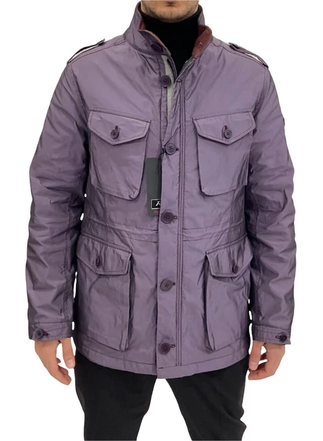 GIACCA GIUBBINO FIELD jacket uomo REPORTER, viola glicine, sconto 70% ...