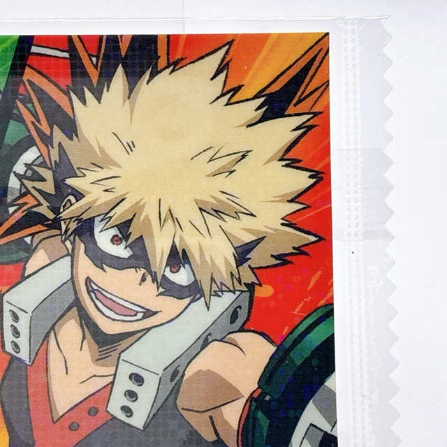 BAKUGO IZUKU MY Hero Academia Wafer Sticker MHA Bandai Anime Manga ...