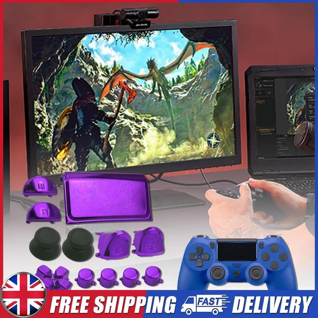 REPLACEMENT BUTTONS REPLACE ABXY Buttons for PS4 Slim Game Controller ...