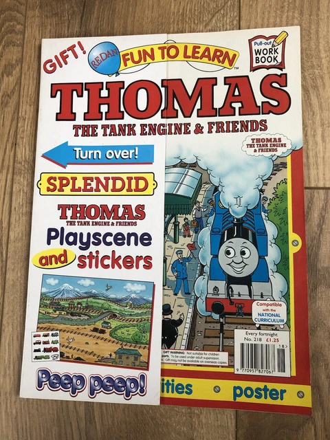FUN TO LEARN Thomas The Tank Engine &Friends magazine 1999 Issue 218 ...