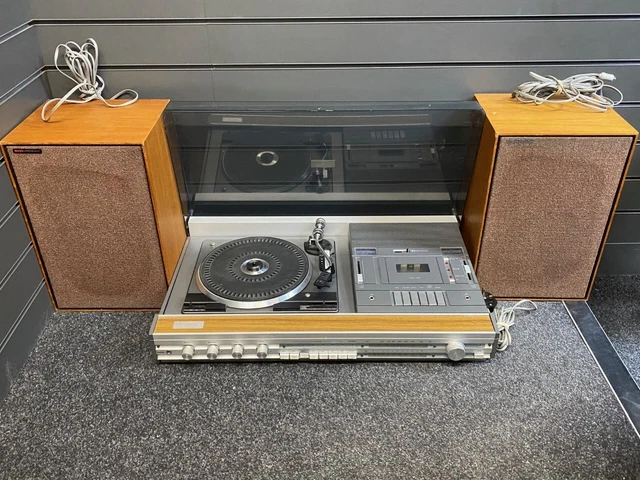 VINTAGE BUSH AUDIO System BS3056A Record Tape Recorder Radio Tuner w ...