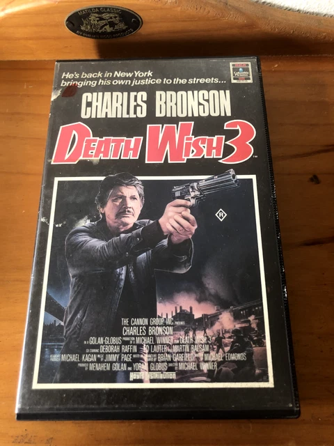 DEATH WISH 3 VHS Ex Rental PAL Format Charles Bronson $32.00 - PicClick AU