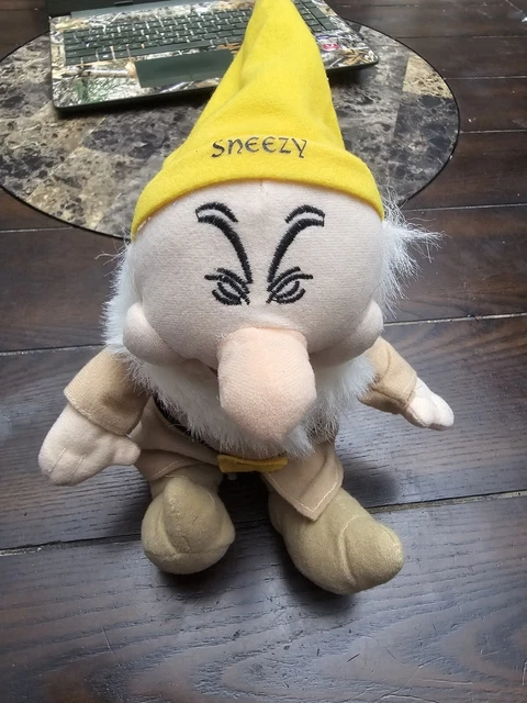 WALT DISNEY SEVEN Dwarfs Sneezy Plush Stuffed Animal 10" £12.53 ...