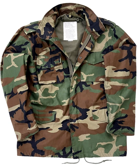 NEW US ARMY Military BDU M-65 Field Jacket Rothco Weather Camo Small Regular £49.81 - PicClick UK
