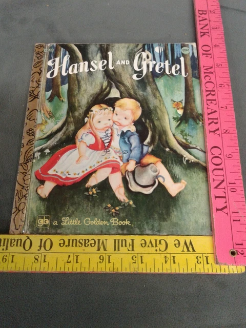 1982 HANSEL AND GRETEL A LITTLE GOLDEN BOOK #207-51 BY ELOISE WILKIN ...