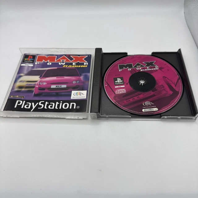 MAX POWER RACING PS1 (COMPLETE) black label Sony PlayStation £9.69 ...