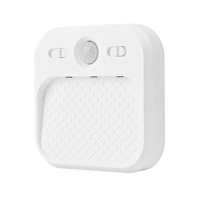 MOTION SENSOR LED Night Light Rechargeable Stick-on Magnet Night Lamp ...