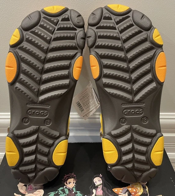 CROCS X DEMON Slayer Zenitsu Agatsuma All Terrain Clogs US Men 13 *New ...