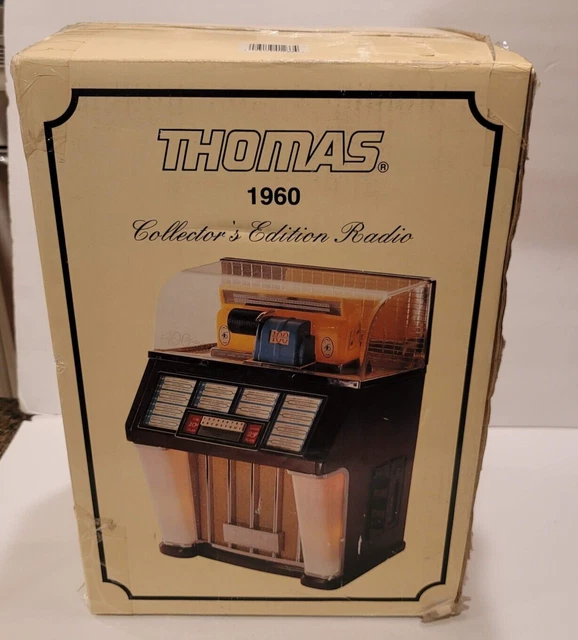 THOMAS VINTAGE COLLECTORS Edition Radio/ Cassette Player Model 1960 New ...