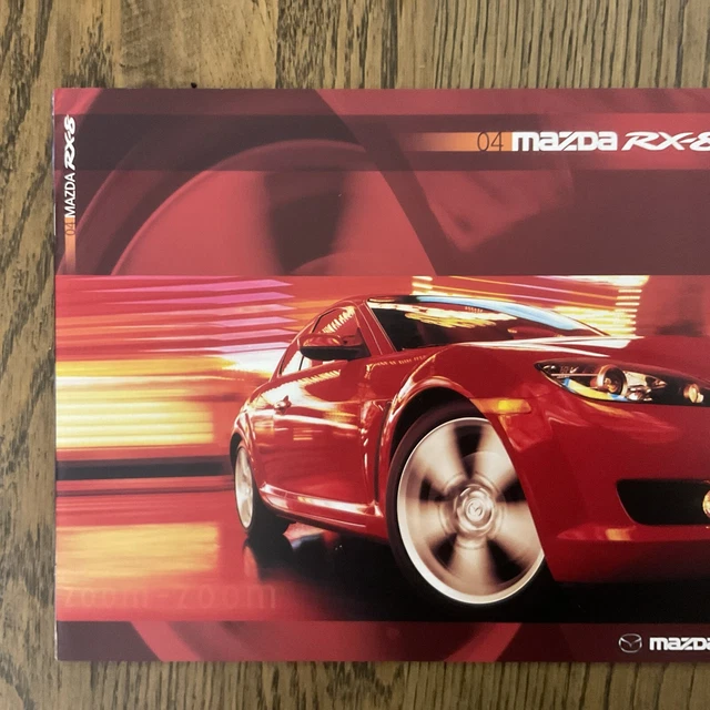 2004 MAZDA RX-8 Rx8 Rotary Usa Rare Brochure EUR 18,07 - PicClick FR