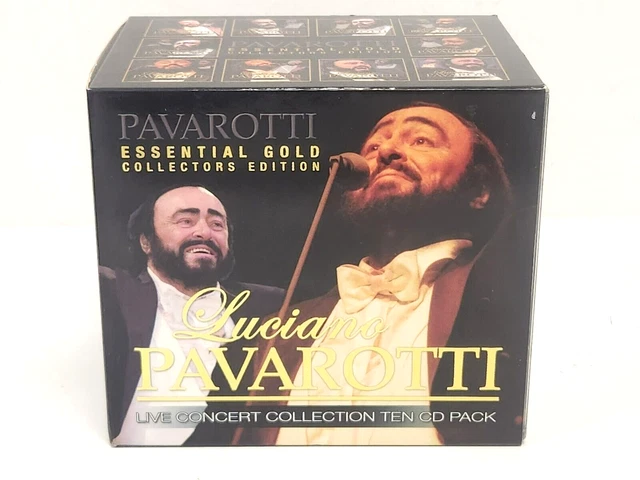 LUCIANO PAVAROTTI - Live Concert collection Ten CD Pack - (10 CD Box ...