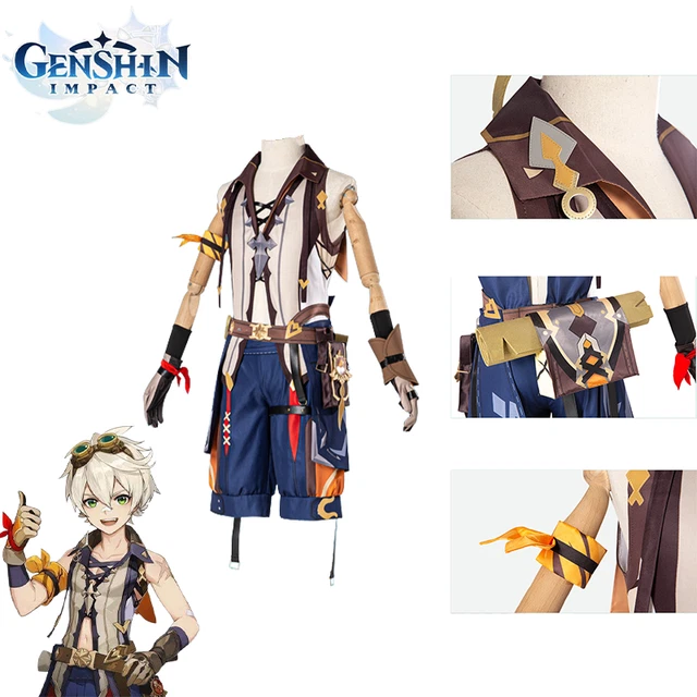 GENSHIN IMPACT BENNETT Character Educational Cosplay Costume Outfit For ...