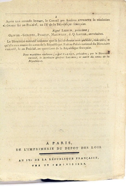 LOI LE PRÉDÉCÈS de deux personnes mises à mort dans la même exécution ...