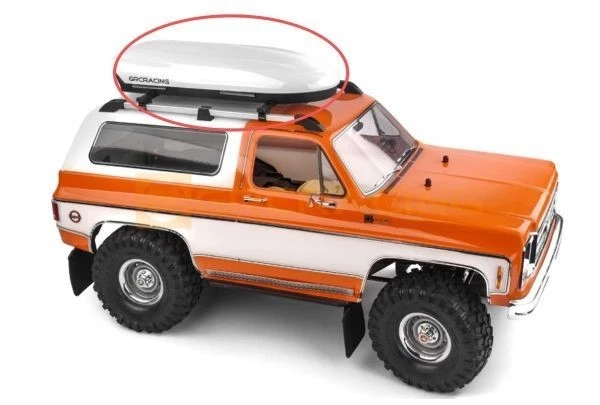 GRC 1/10 RC Car Roof Cargo Box Realistic Exterior Parts Part ...