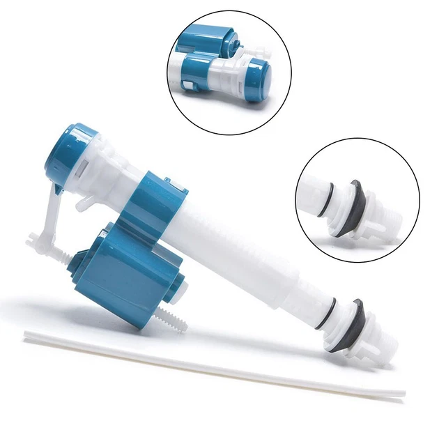 ADJUSTABLE TOILET PUSH Button 2-Flush Cistern Syphon Valve Fill ...