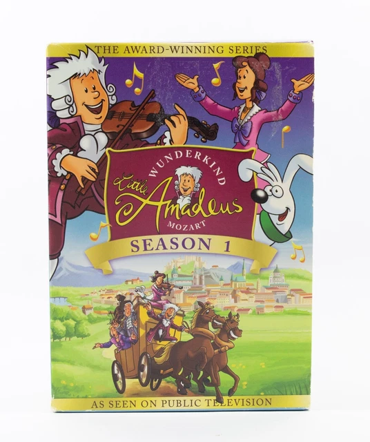 LITTLE AMADEUS SEASON 1 DVD Set and CD Rom Wunderkind Region Free VGC £ ...