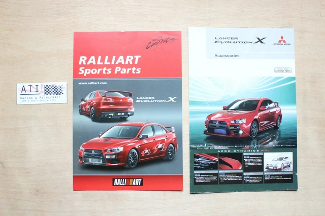 JDM MITSUBISHI EVOLUTION Evo 10 X Ralliart & Optional Accessories Part ...