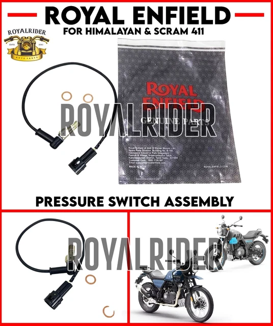ROYAL ENFIELD &PRESSURE SWITCH ASSEMBLY, For Himalayan & SCRAM 411 $72. ...