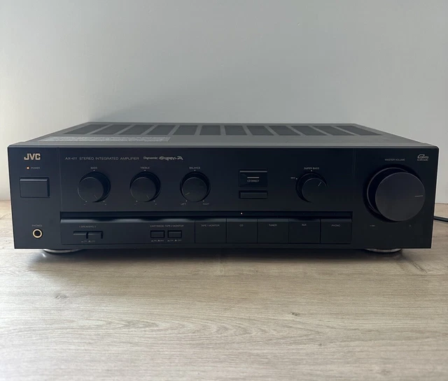 AMPLI JVC AX-411BK Stereo Integrated Amplifier (1989-91) Made Un Japan ...