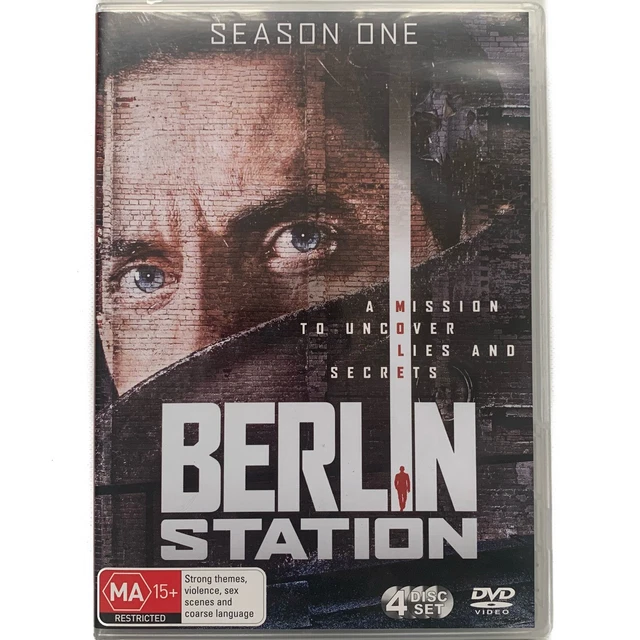 BERLIN STATION SEASON One DVD Thriller Drama Series 1 4 Disc Set Region ...