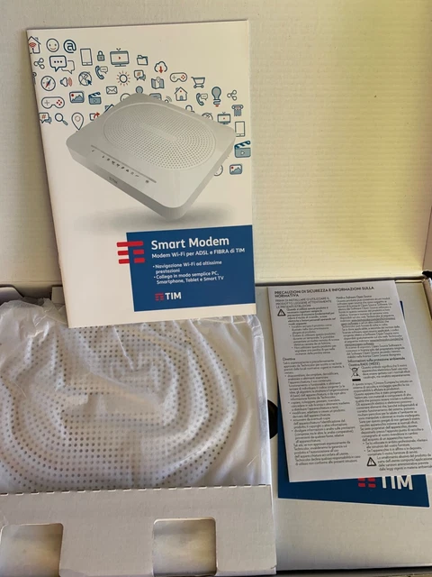 TIM SMART MODEM Technicolor TG789vac v2 Modem WiFi ADSL e Fibra EUR 15 ...