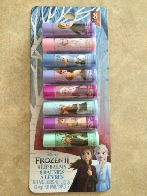 DISNEY’S FROZEN LL with Anna, Elsa & Friends Lip Balm - 8 Pack Assorted ...