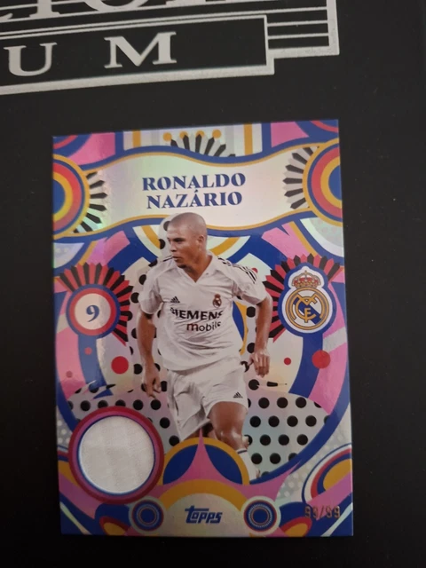 RONALDO NAZARIO REAL Madrid R9 99/99 Matchworn Patch Card EUR 89,99 ...